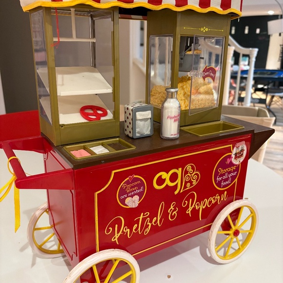 Toys | Our Generation Pretzel Popcorn Cart Doll Snack Cart | Poshmark
